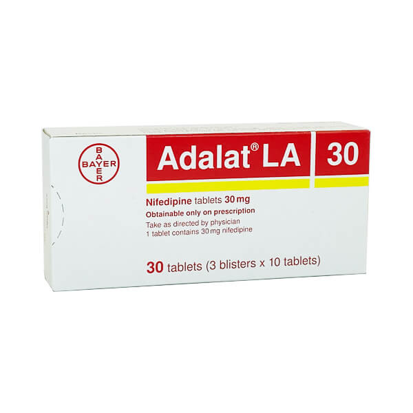 Thuốc Điều Trị Huyết Áp Cao Adalat Crono 30mg - THUỐC ĐẶC TRỊ